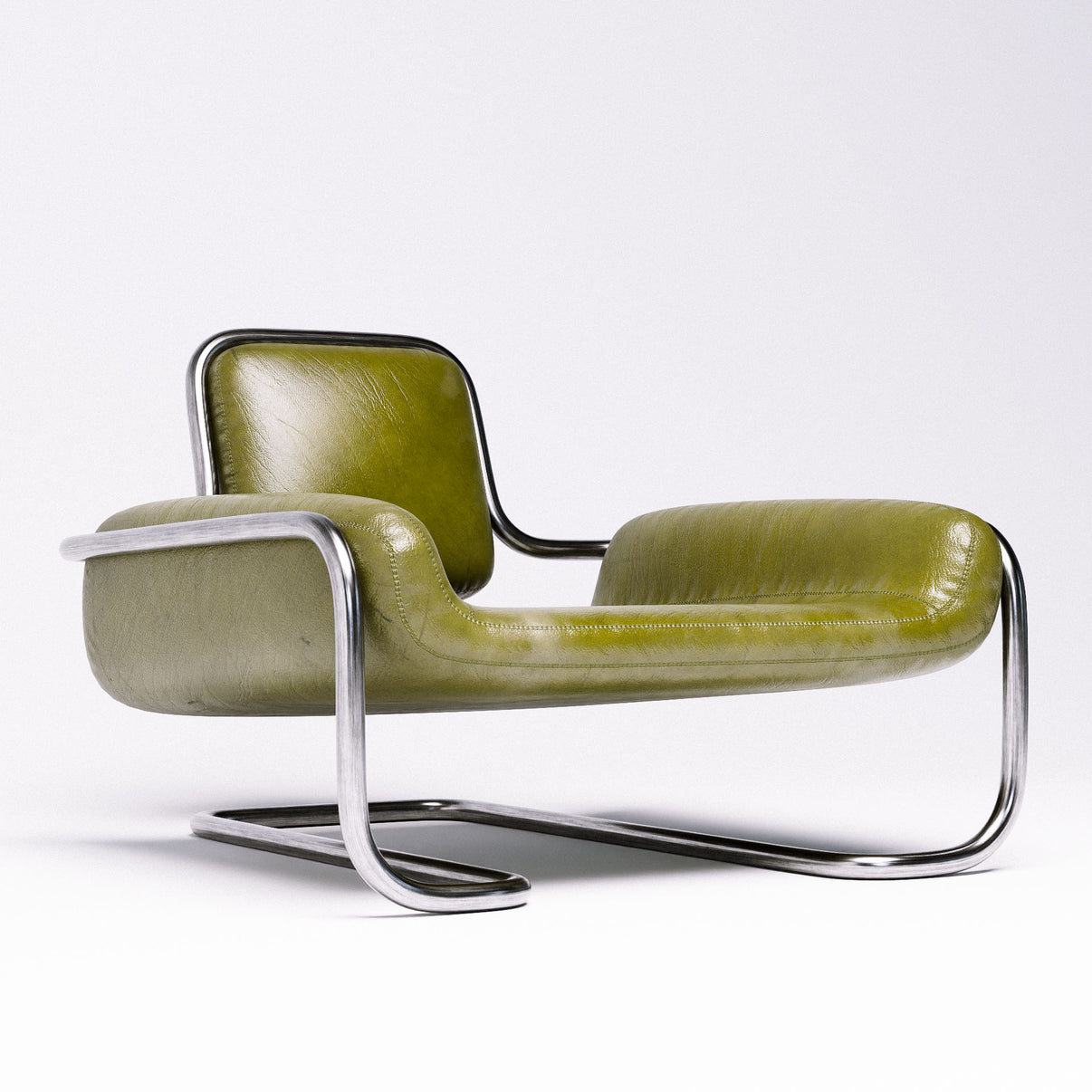 Lemon Sole Lounge Chair 3D Model – Wunderform